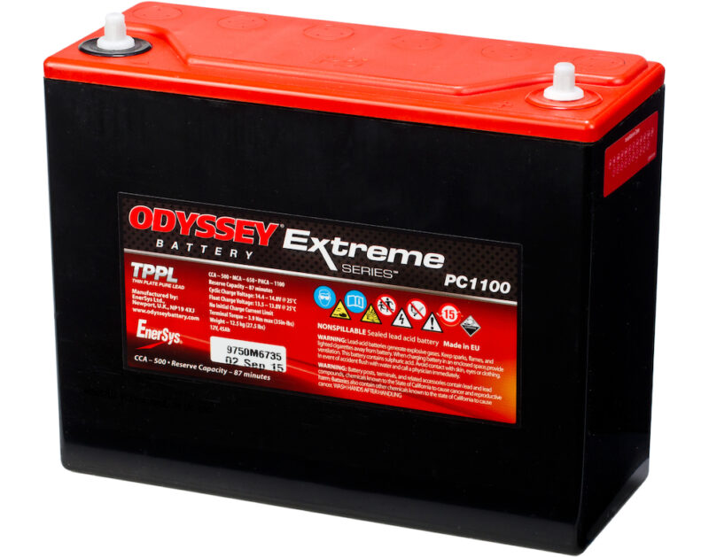 Odyssey Extreme PC1100 – 45Ah 500A – RACING40 (ODS-AGM40E) – Shop